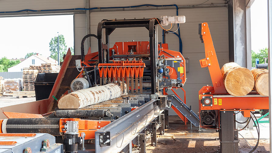Industrijska pilana Wood-Mizer “WB2000” u modernoj tvornici pilana u ...